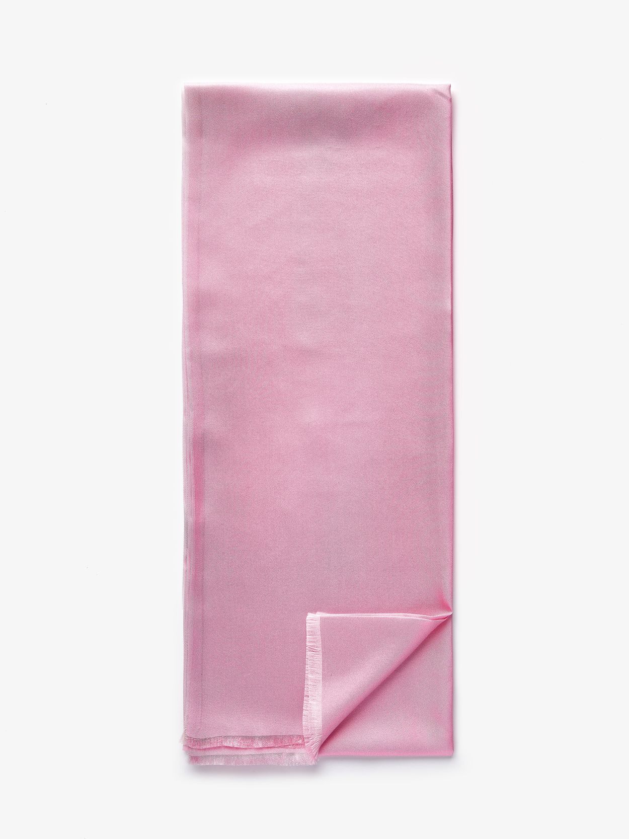 Pink Silk Scarf Plain