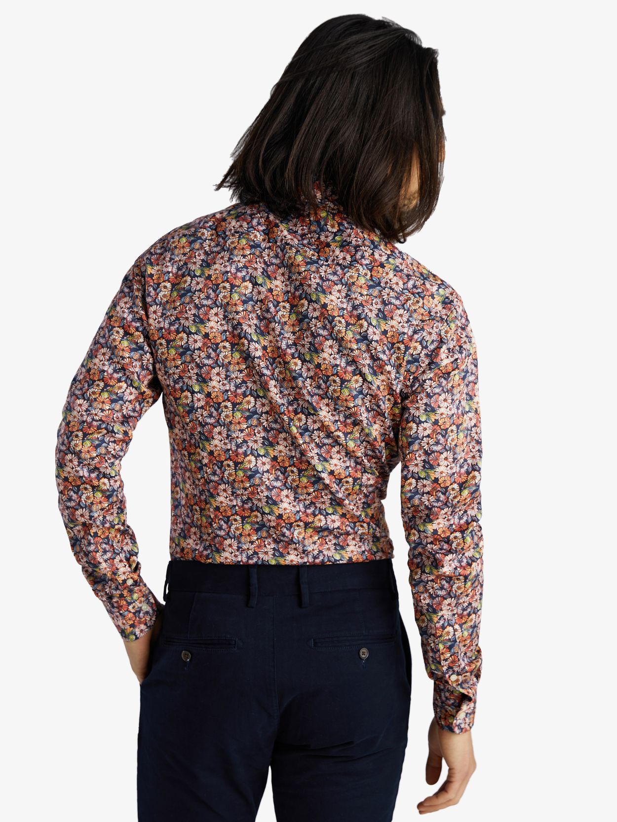 Blue Floral Shirt