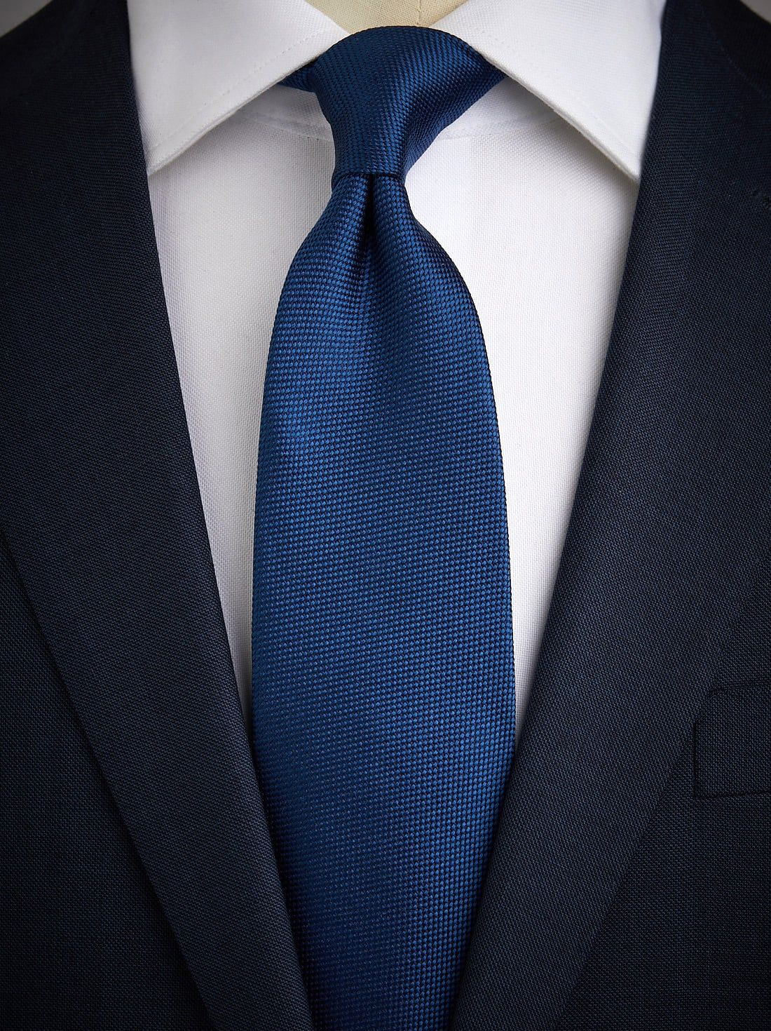 Light Blue Tie White Shirt