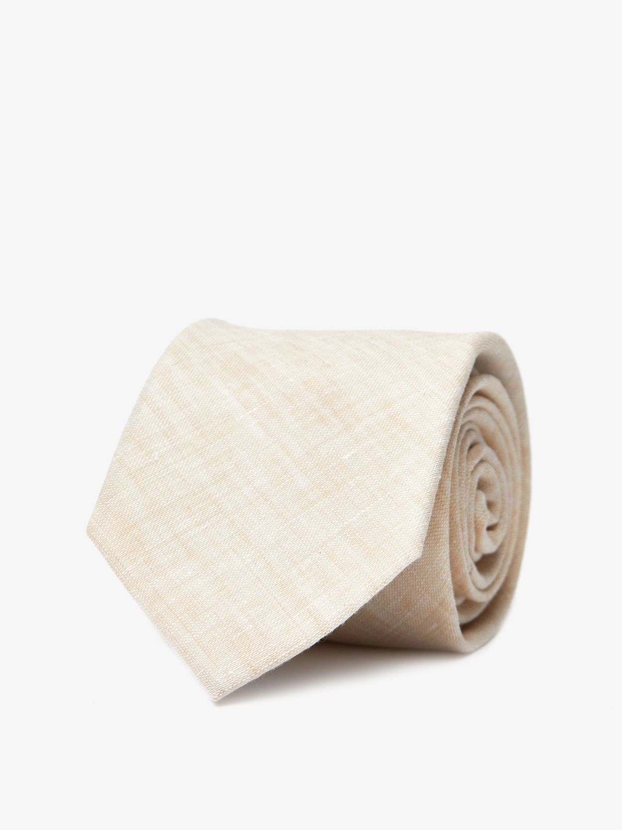 Beige Tie Linen
