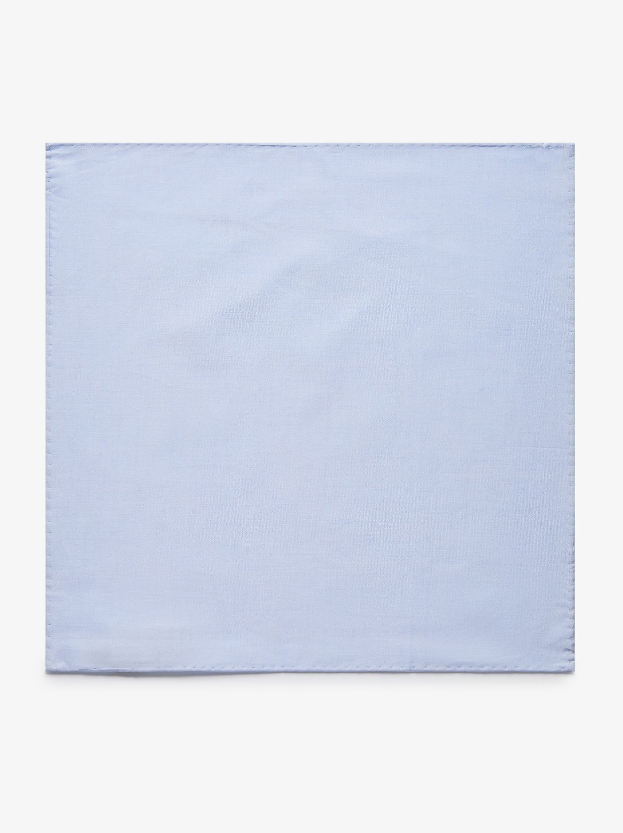 Light Blue Pocket Square Cotton