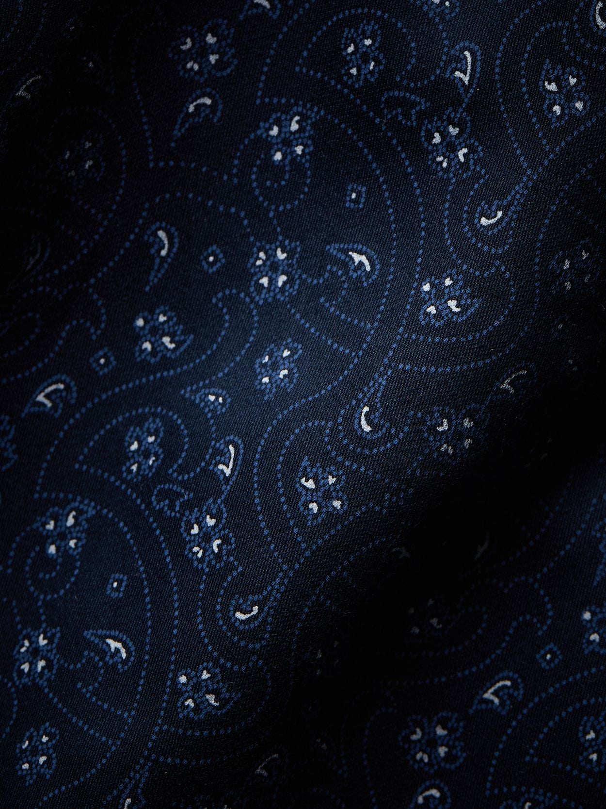 Dark Blue Print Shirt