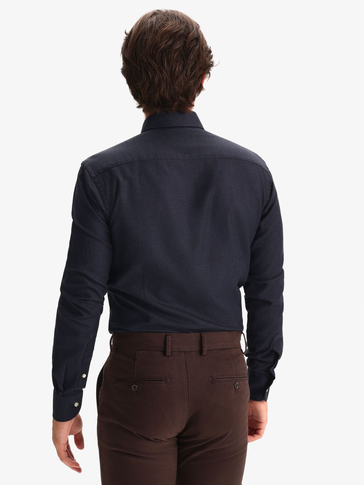 Navy Blue Flannel Shirt