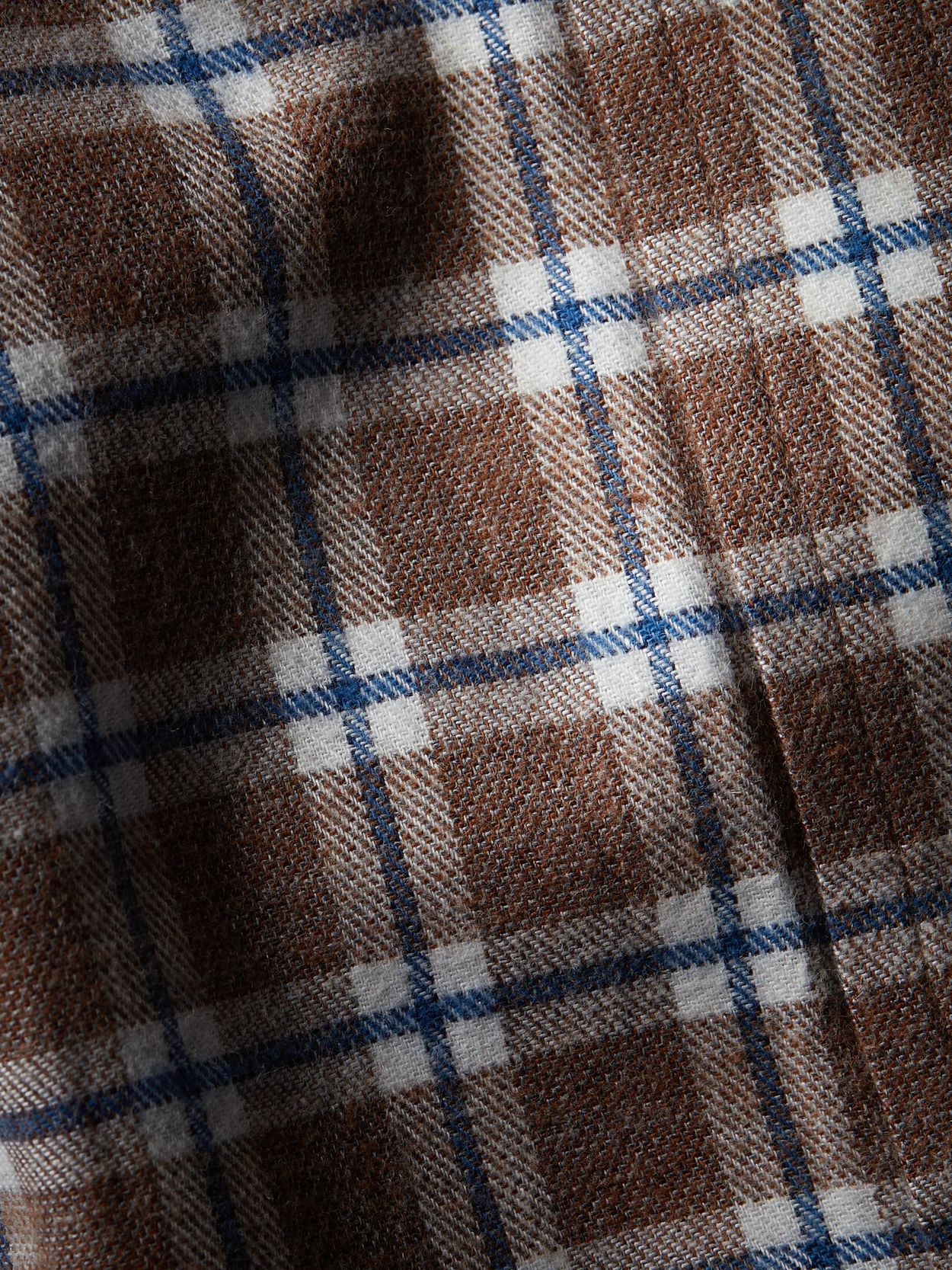 Blue & Brown Flannel Shirt
