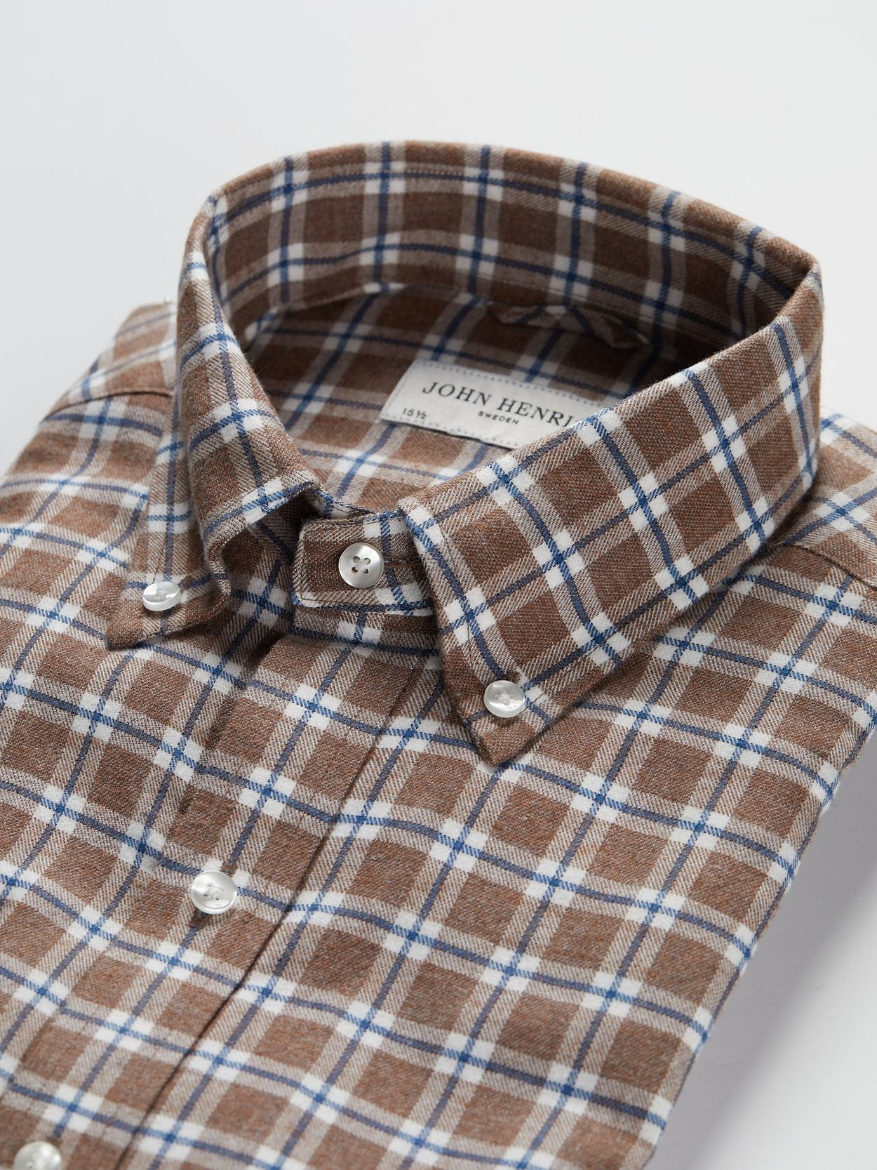 Blue & Brown Flannel Shirt