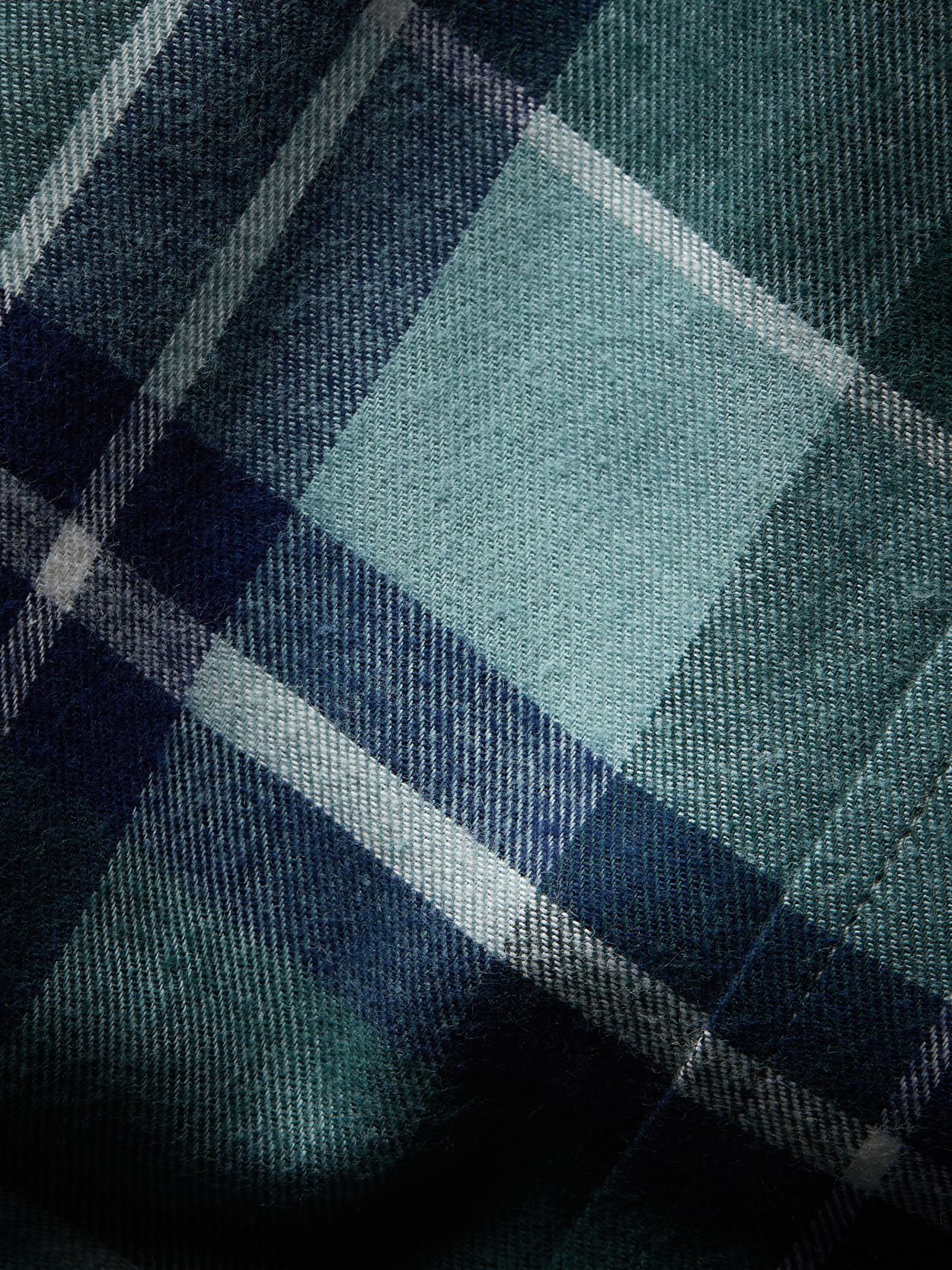 Green & Blue Flannel Shirt