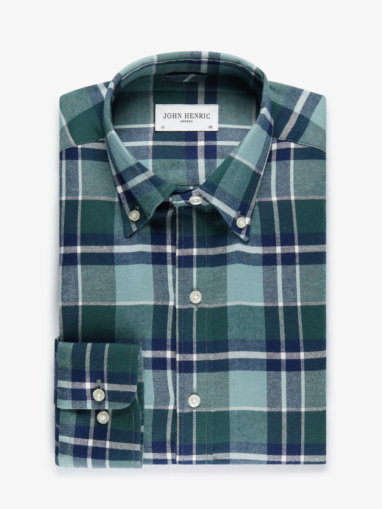 Green & Blue Flannel Shirt