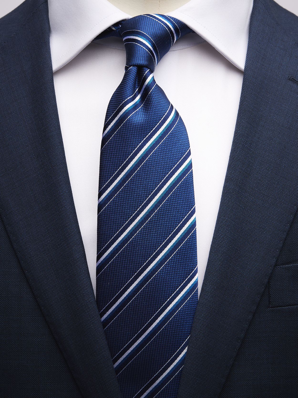 Blå Slipsar | Fri Frakt & Retur | John Henric