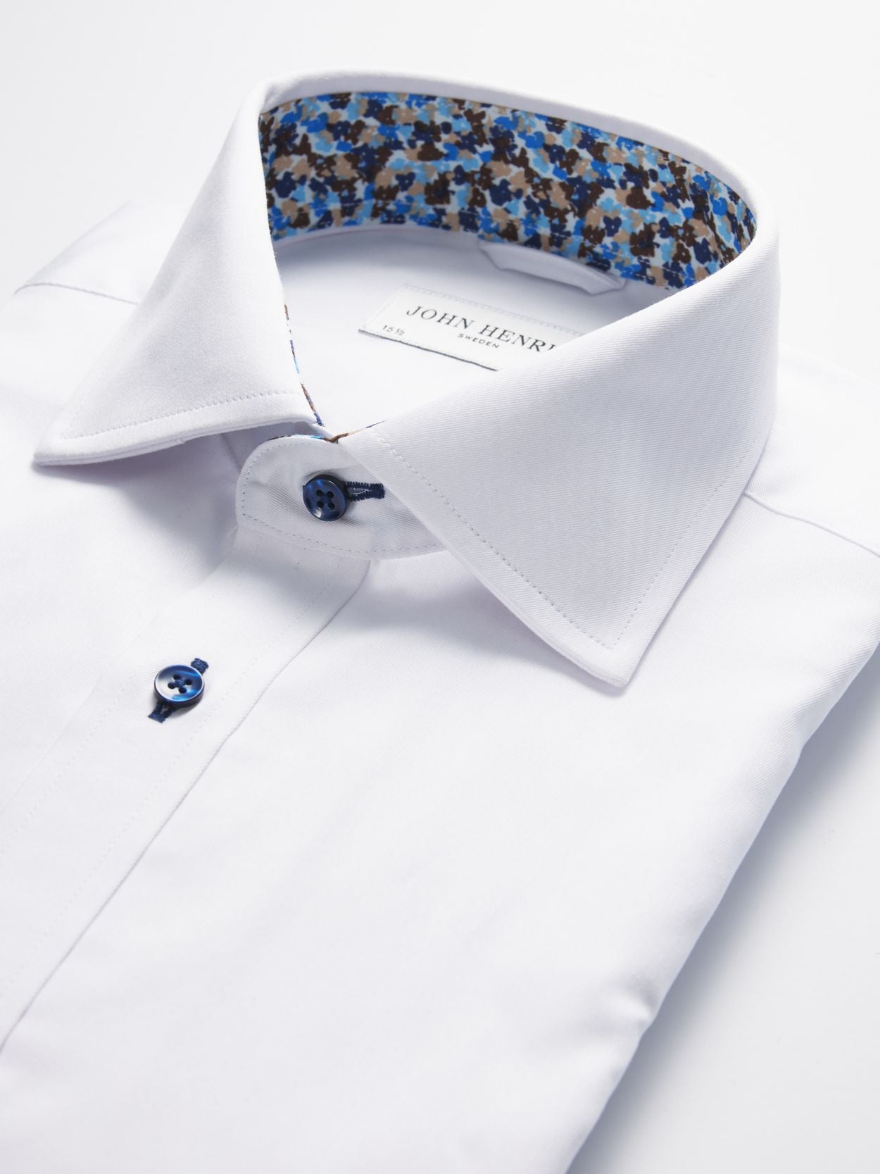 White Contrast Shirt