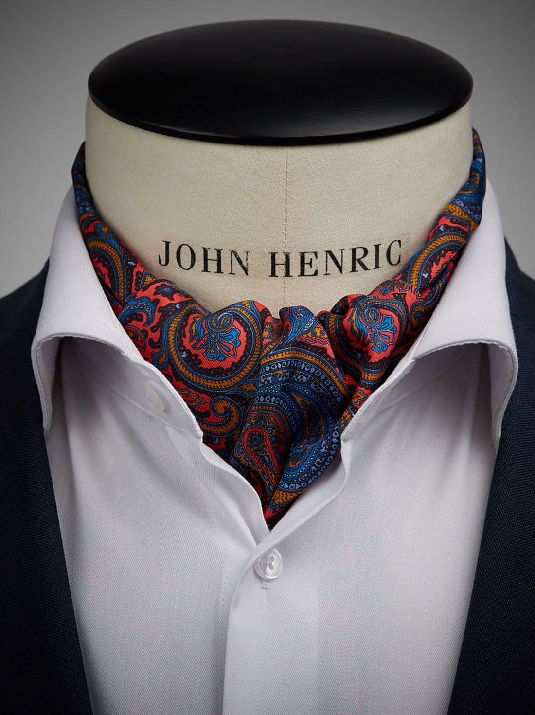 Men's Ascot Ties & Cravats | Free Shipping | John Henric