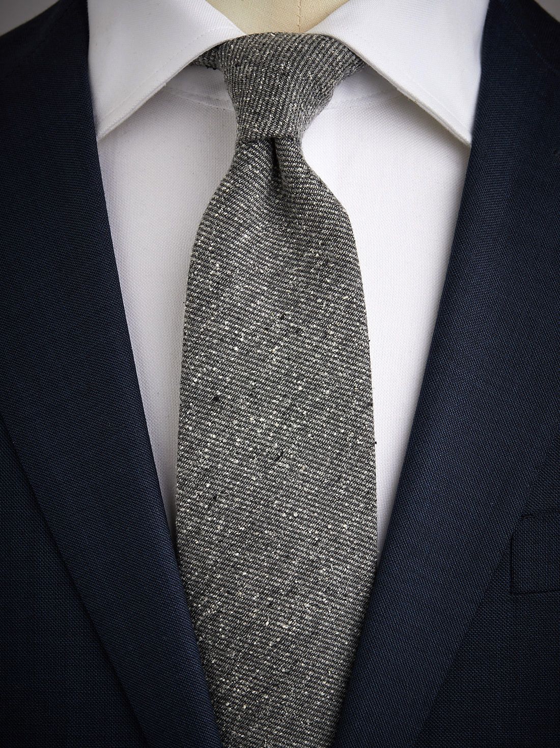 Grey Tie Solid