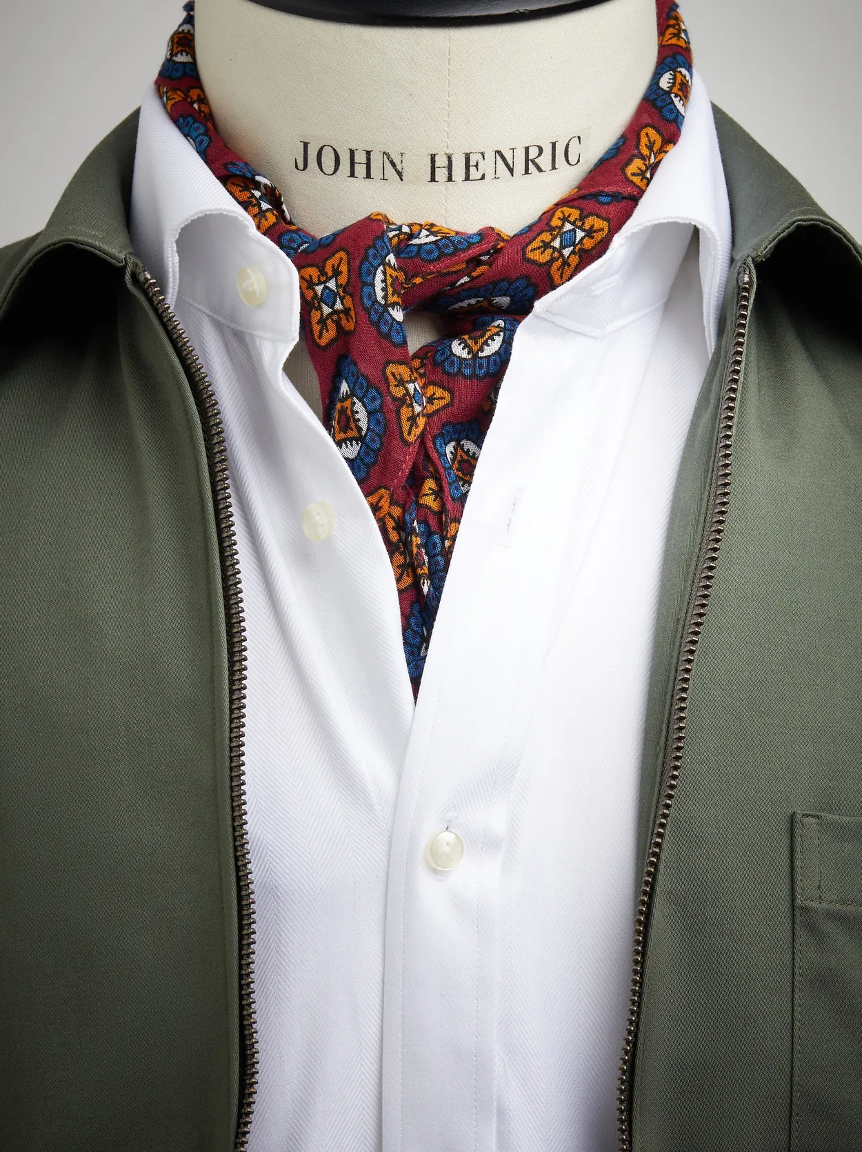 Red Bandana Geometric